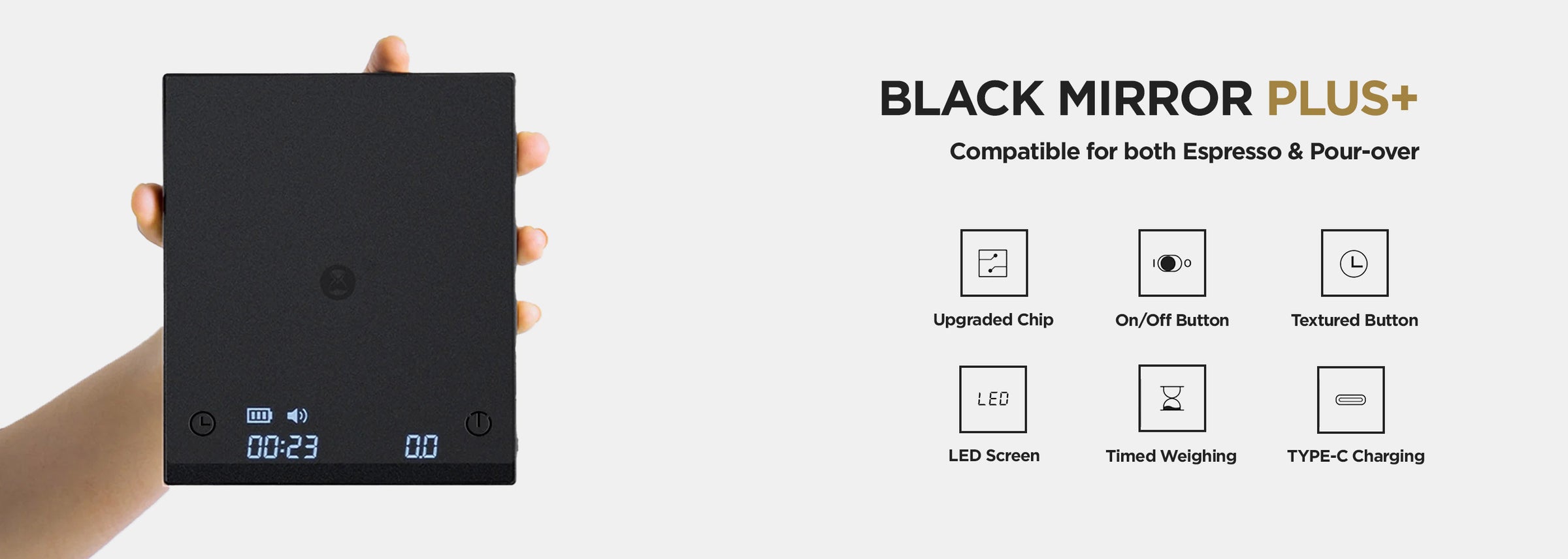 Timemore Black Mirror Plus + Coffee Scale | Timemore Australia